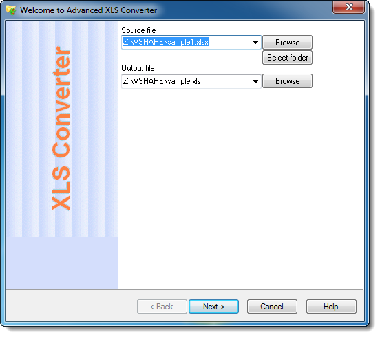 XLSX to XLS Conversion XLSX to XLS Conversion